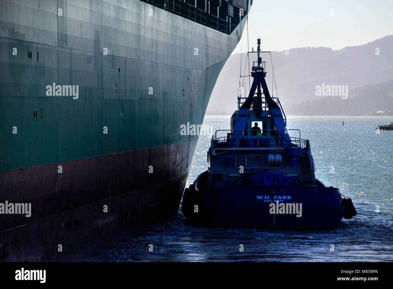 Port Nelson, New Zealand Stock Photo - Alamy