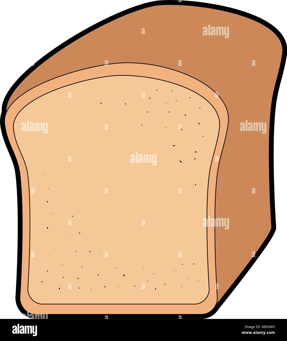 bread toast isolated icon vector illustration design Stock Vector Image ...