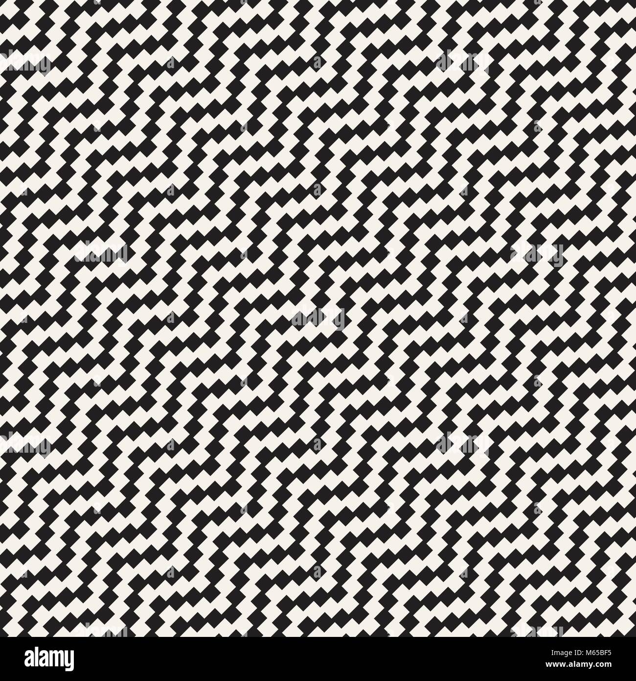 Seamless zig zag geometric pattern. Classic chevron lines tiling Stock ...