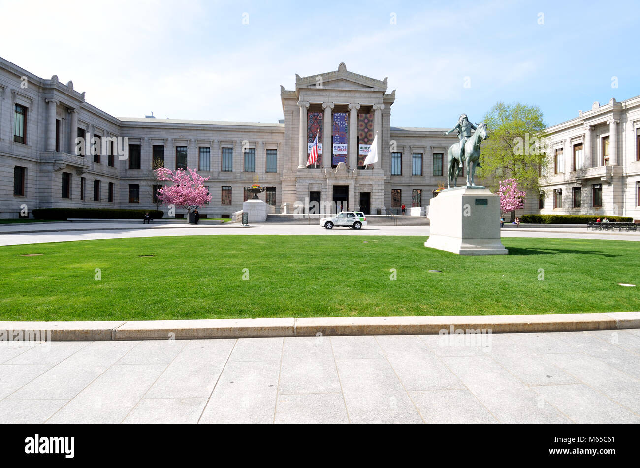 The Museum of Fine Art in Boston Massachusetts front exterior Stock ...