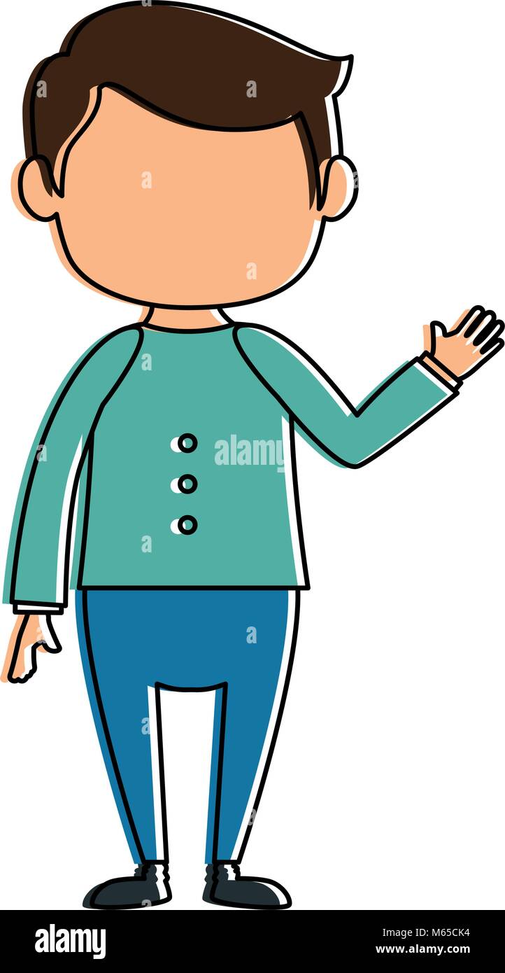 cute father avatar character vector illustration design Stock Vector ...