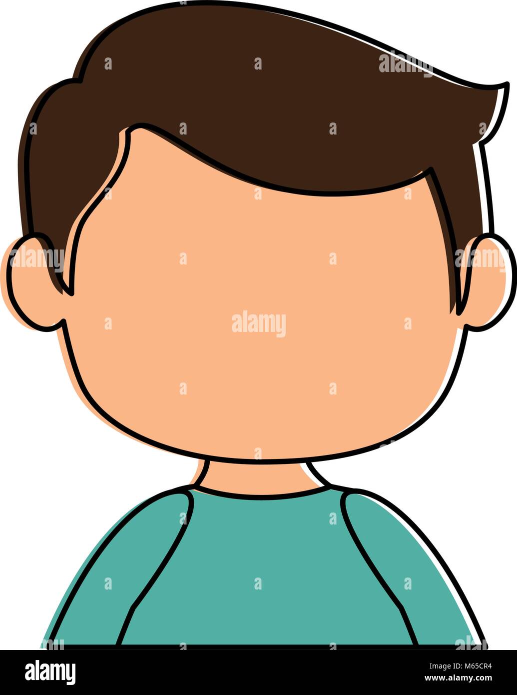 little boy avatar characters vector illustration design Stock Vector ...
