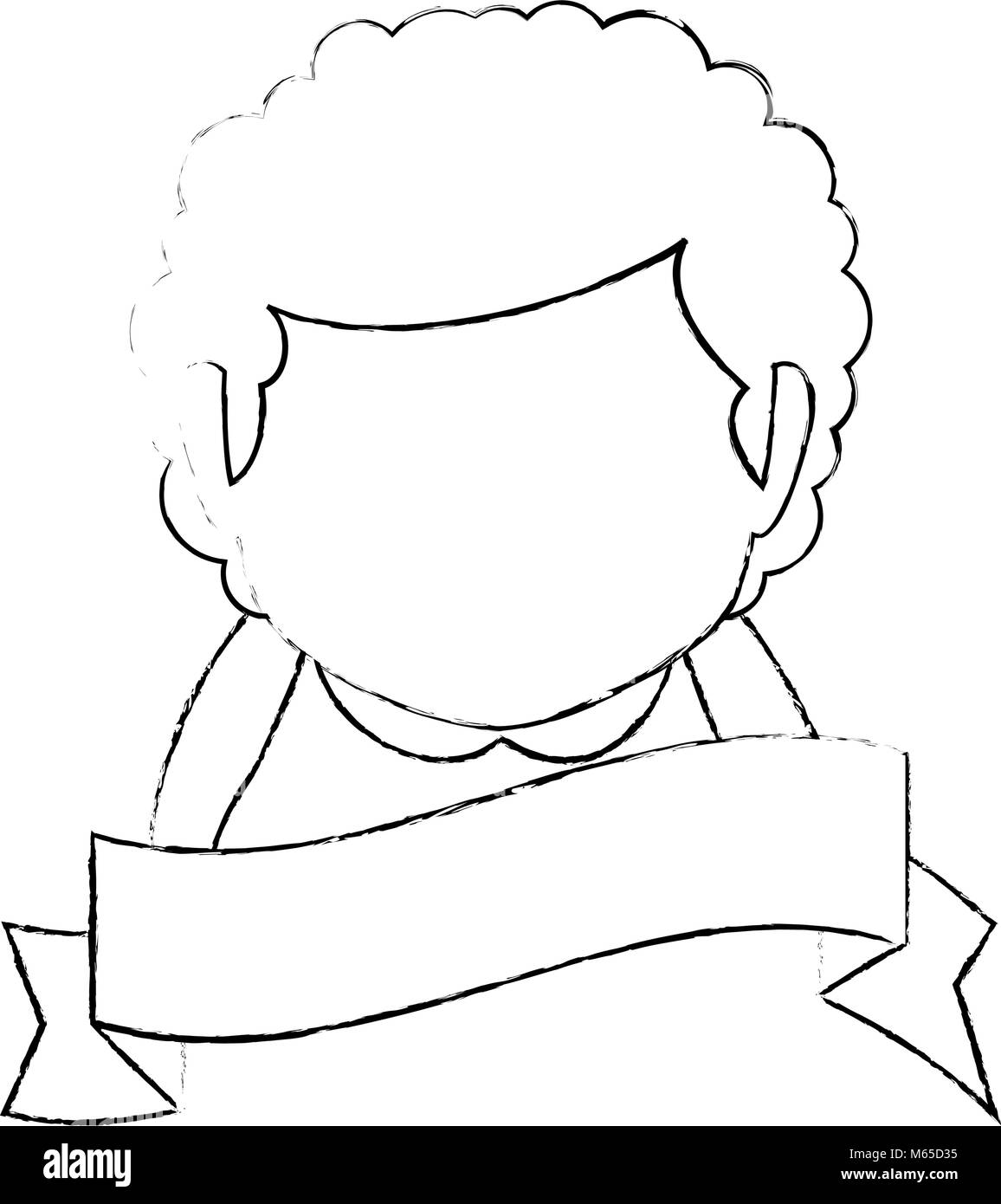 cute grandmother avatar character vector illustration design Stock ...