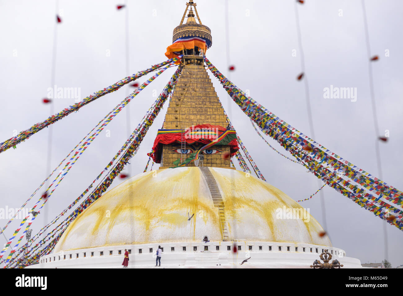 Stupa in nepal Stock Photo - Alamy