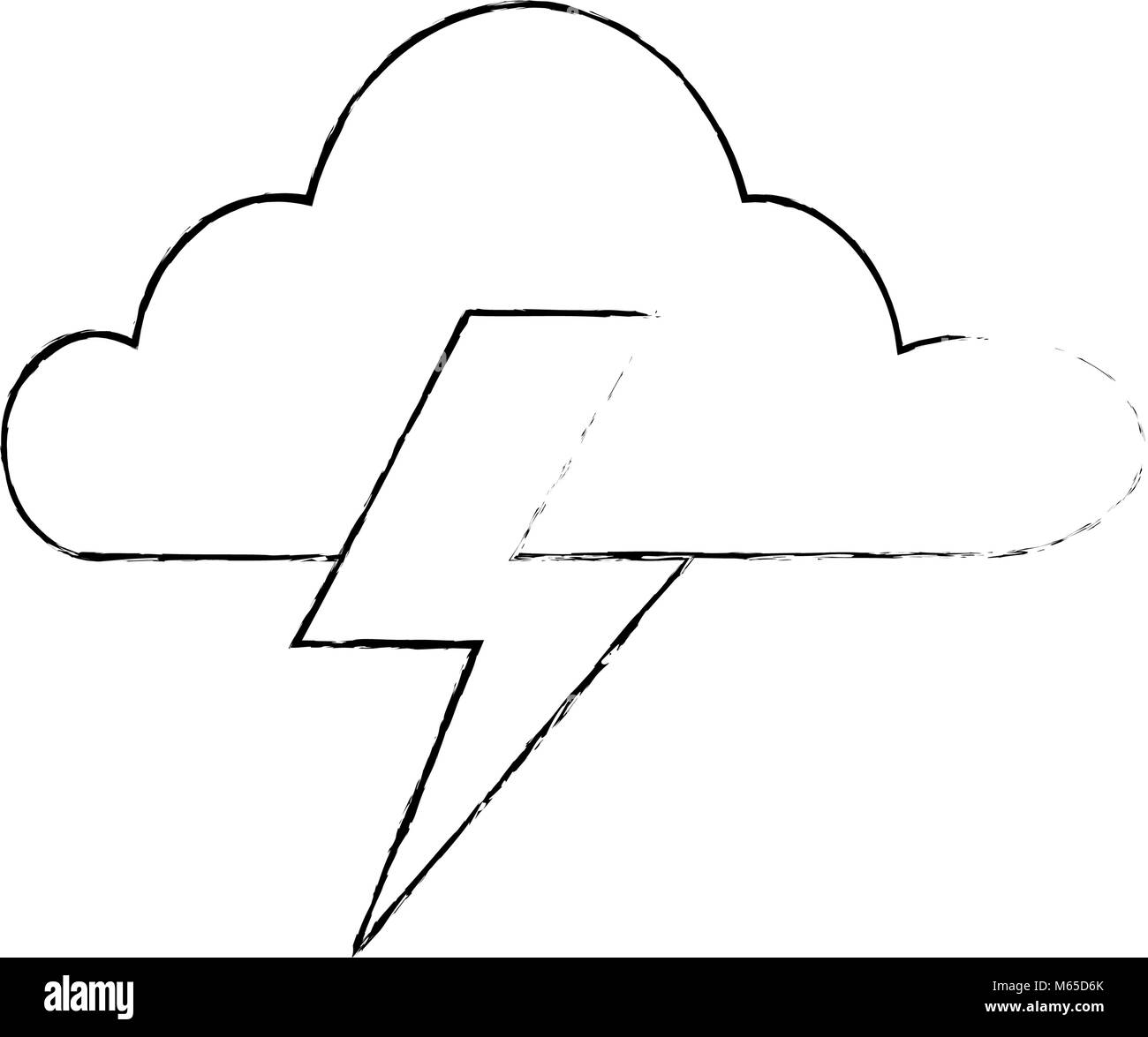 cloud sky with rays icon vector illustration design Stock Vector Image ...