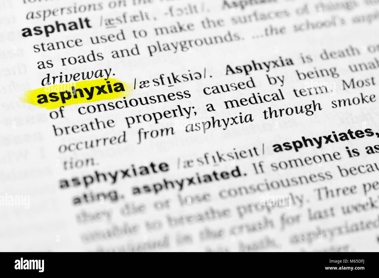 Asphyxia hi-res stock photography and images - Alamy