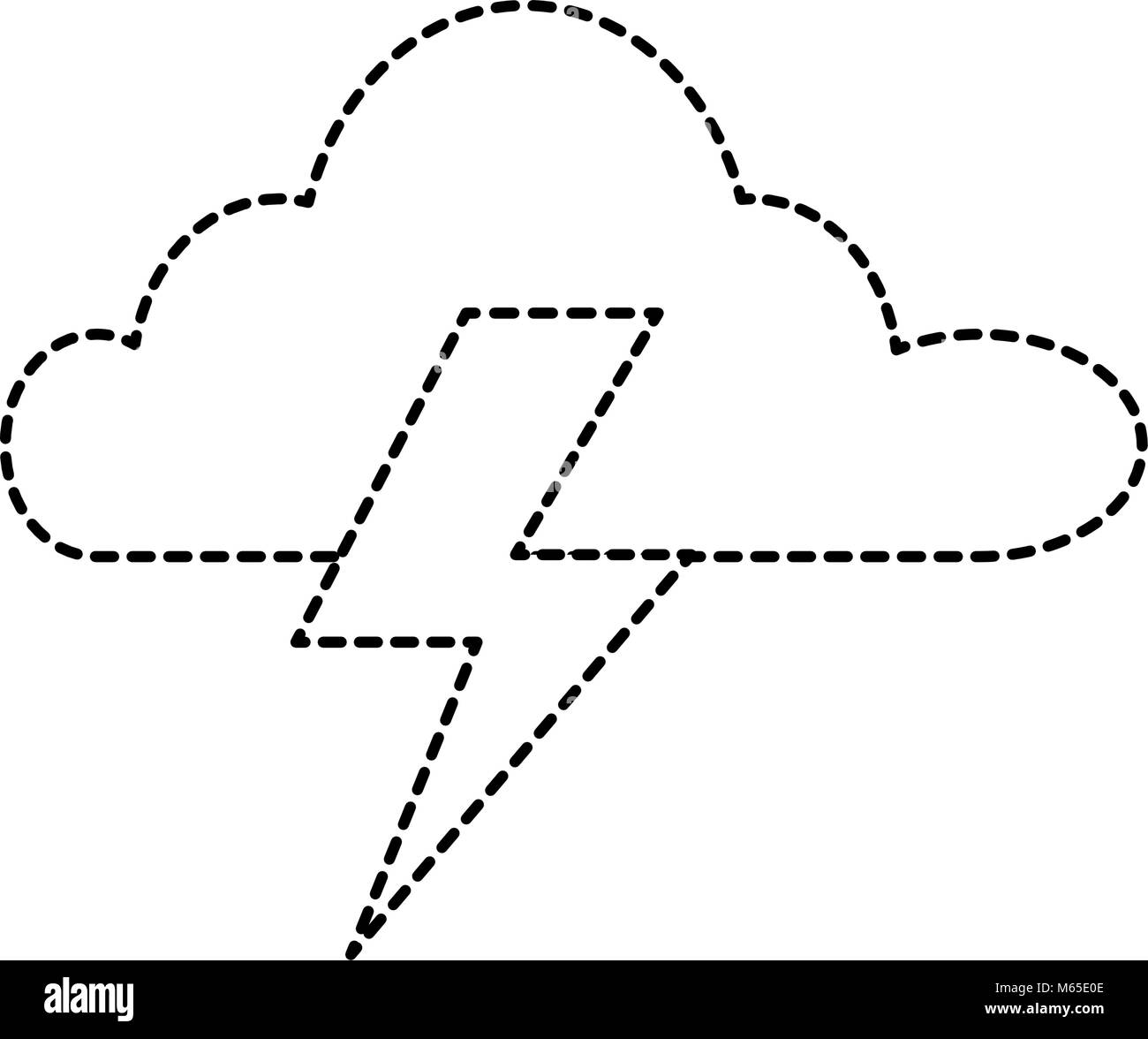 cloud sky with rays icon vector illustration design Stock Vector Image ...