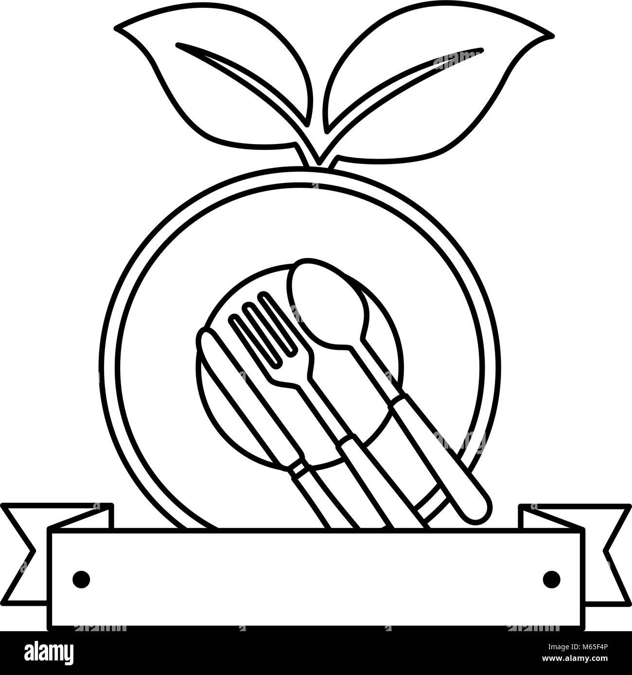 healthy food menu icon vector illustration design Stock Vector Image ...