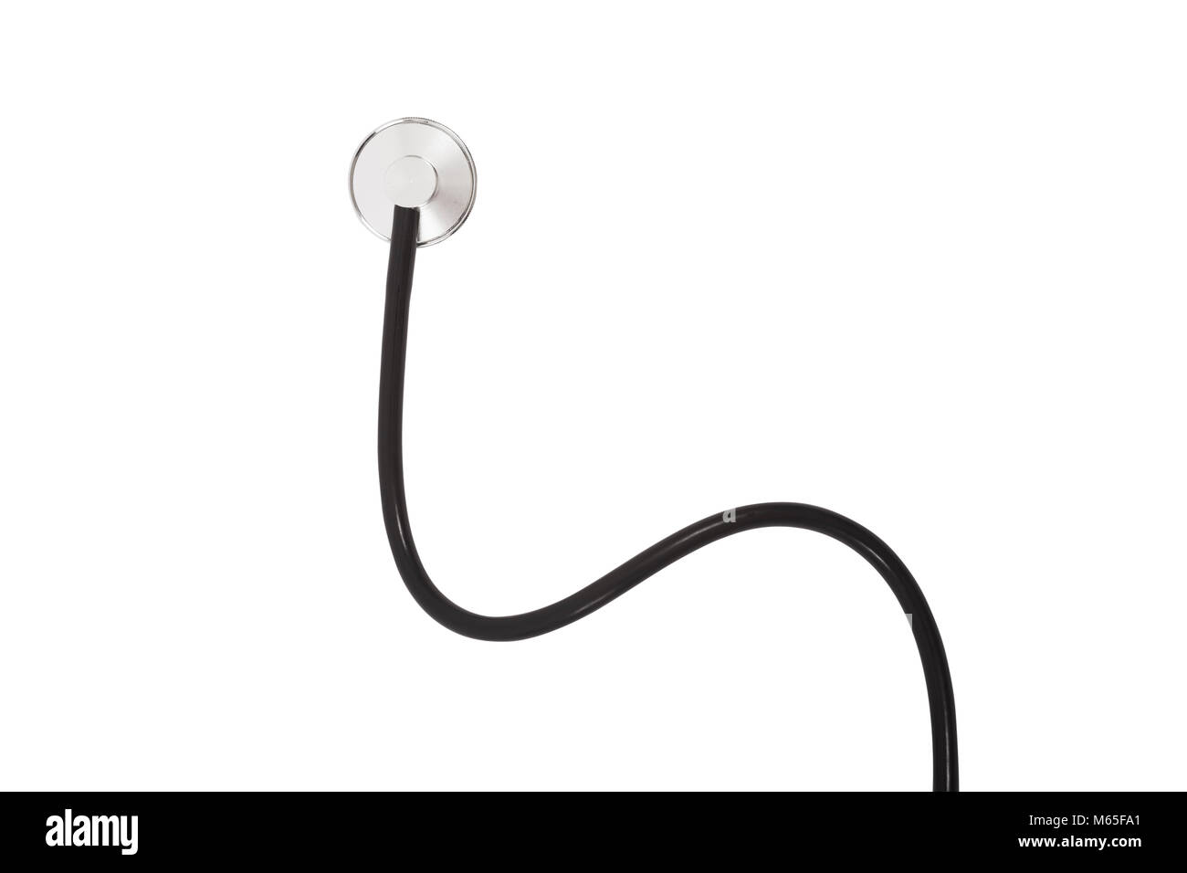 medical stethoscope isolated on white Stock Photo - Alamy