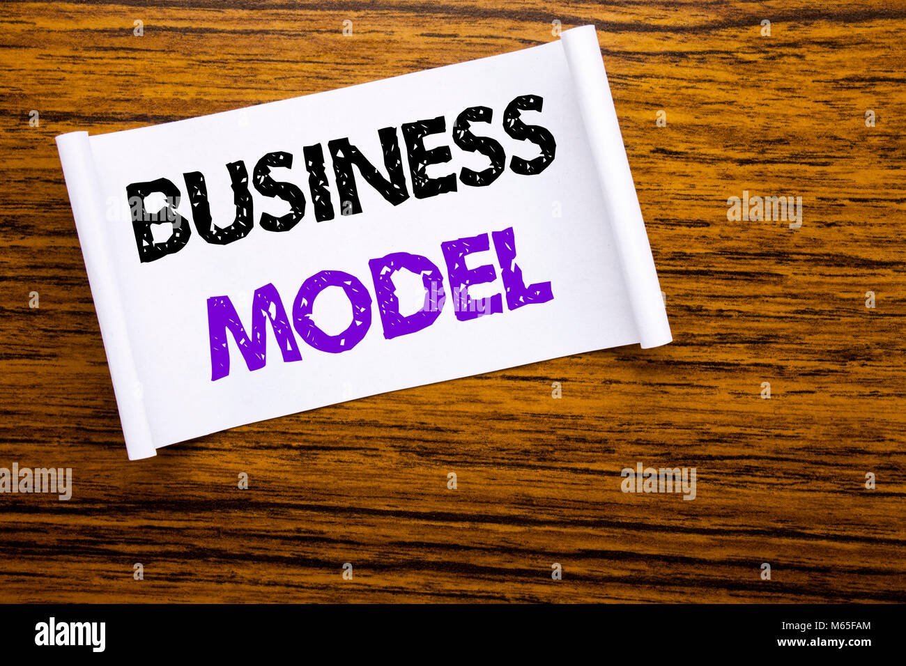 Word, writing Business Model. Business concept for Solution Strategy ...