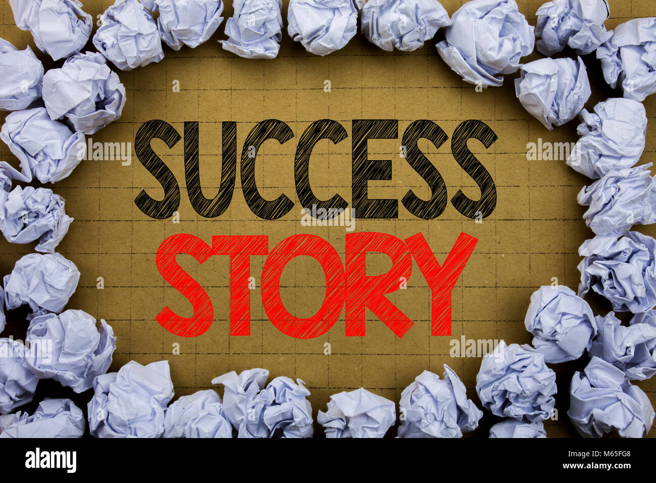 Success Story. Business concept for Inspiration Motivation written on ...