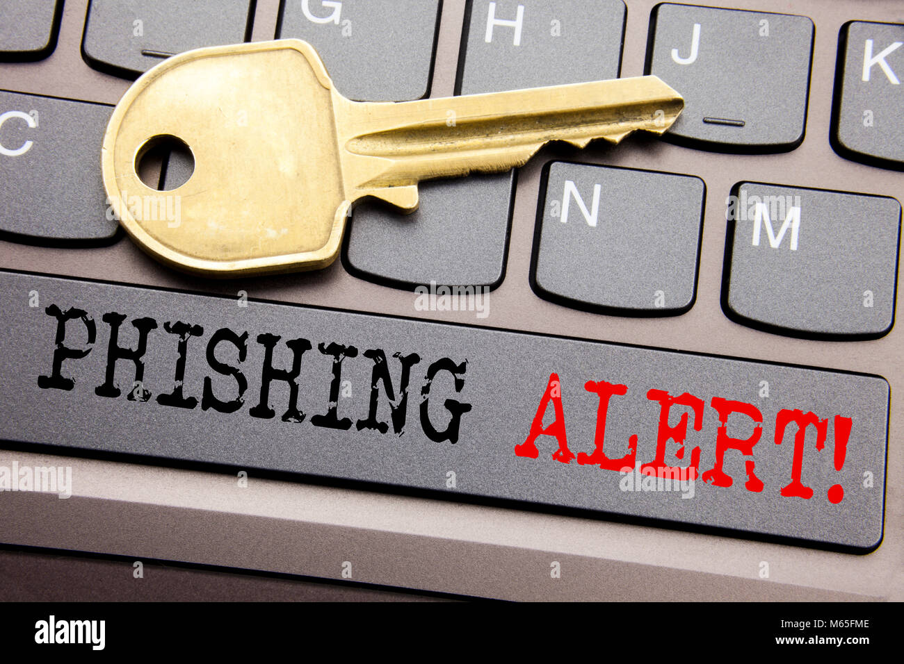 Hand writing text caption inspiration showing Phishing Alert. Business ...