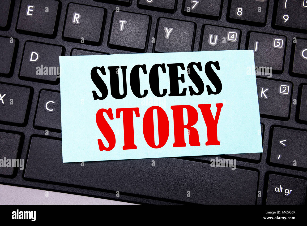 Word, writing Success Story. Business concept for Inspiration ...