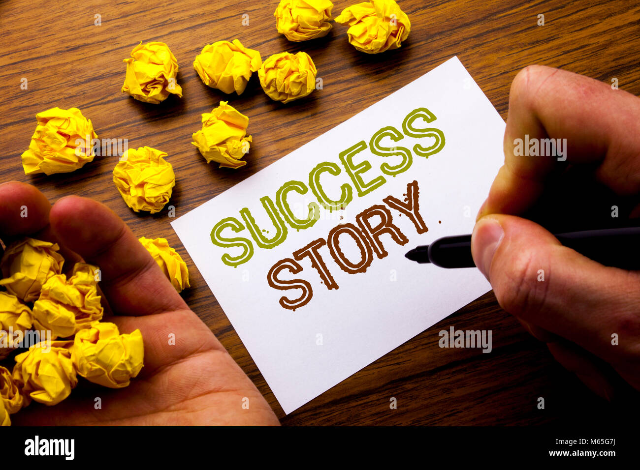 Word, writing Success Story. Concept for Inspiration Motivation written ...