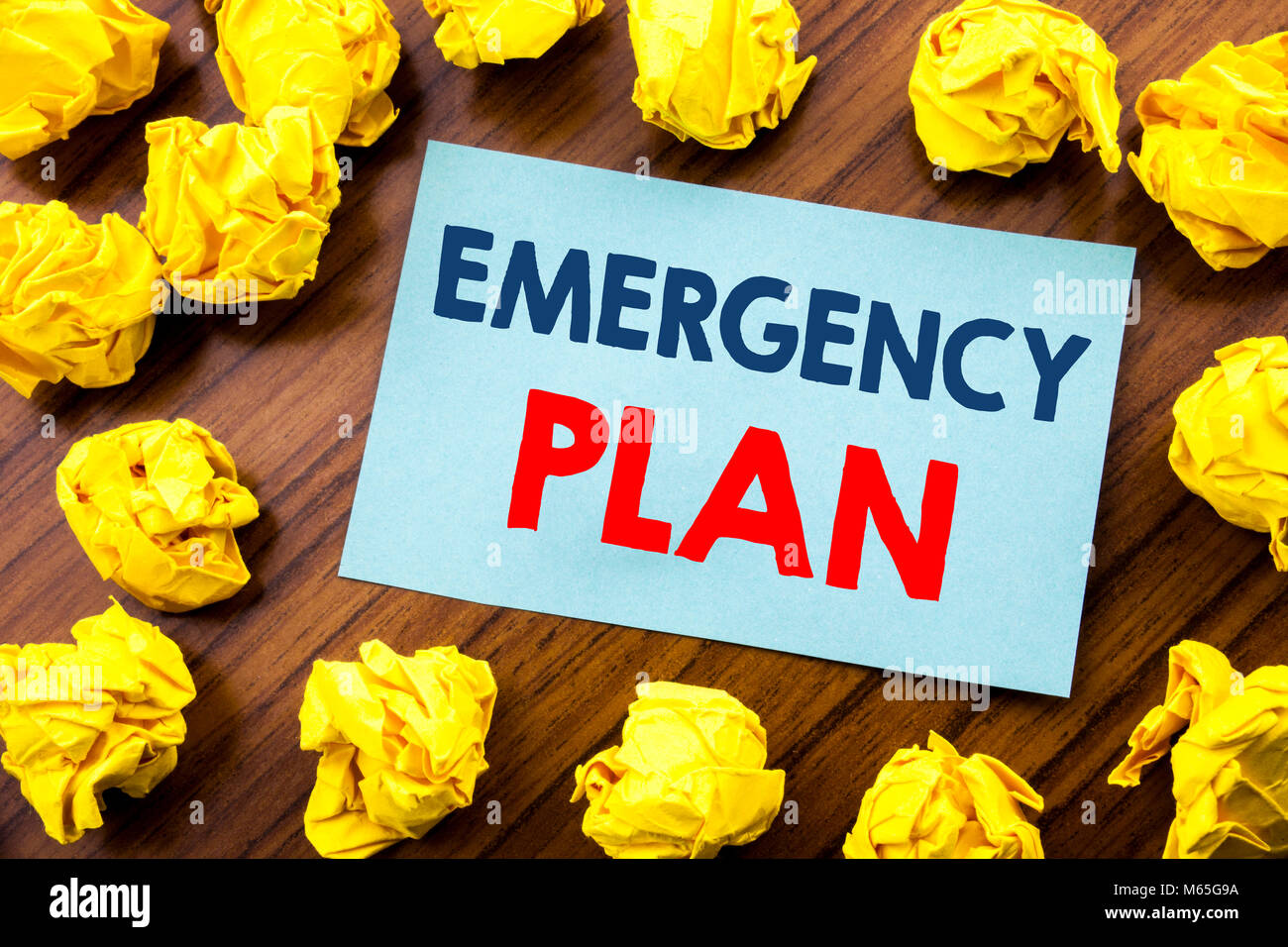 Conceptual hand writing text inspiration showing Emergency Plan ...