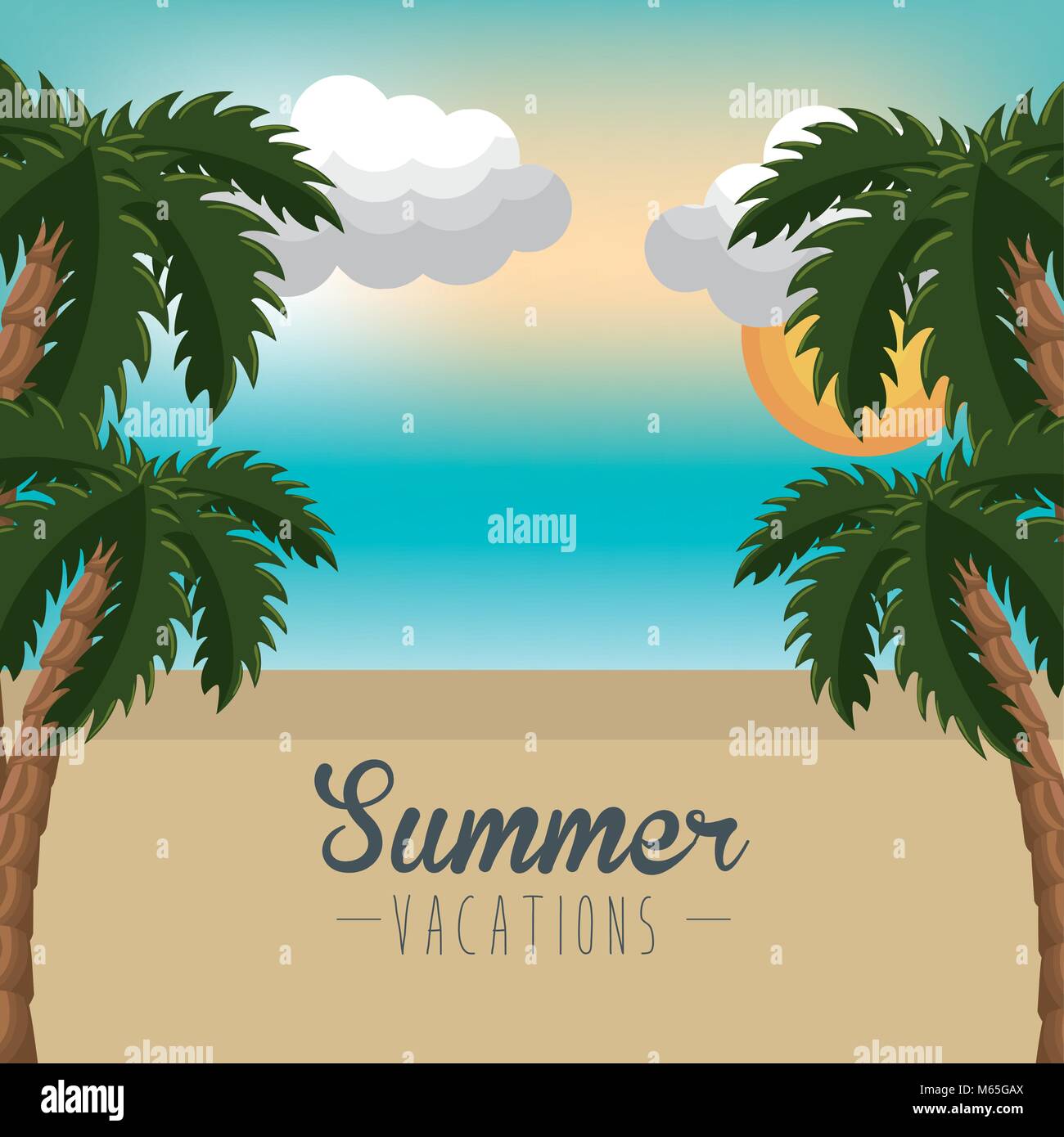 Vacations destinations exotic Stock Vector Images - Alamy