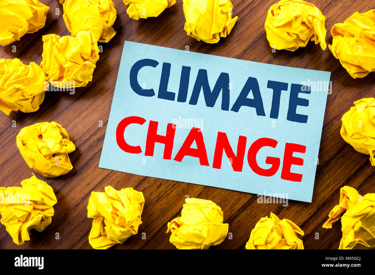 Conceptual hand writing text inspiration showing Climate Change ...