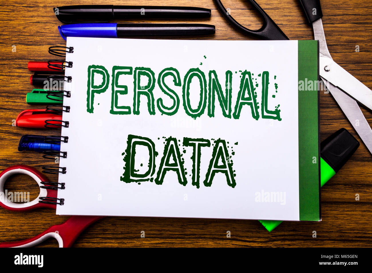 Conceptual hand writing text Personal Data. Concept for Digital ...