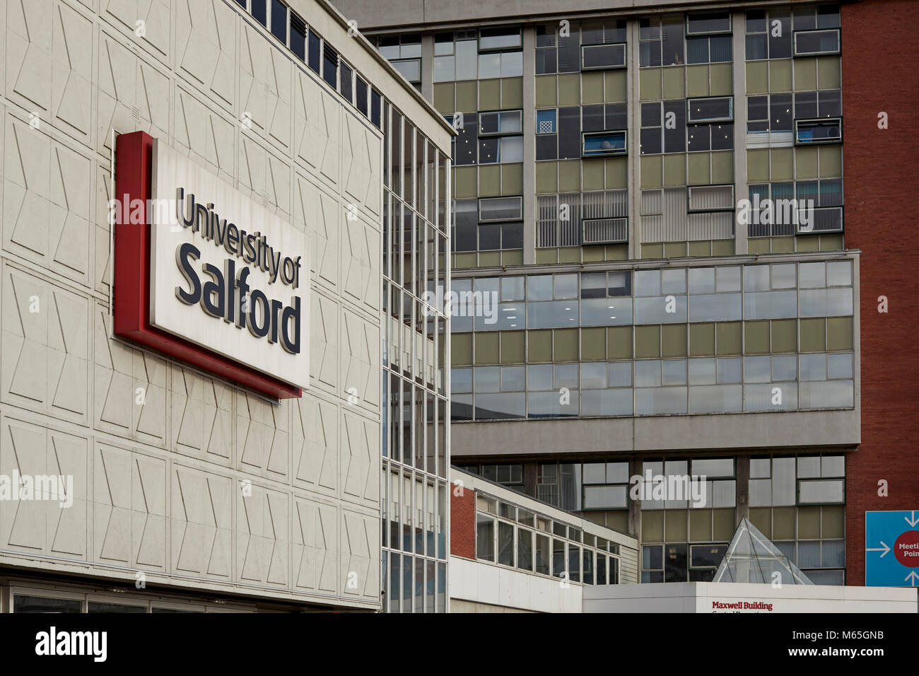 Maxwell house on Salford University's campus Stock Photo - Alamy