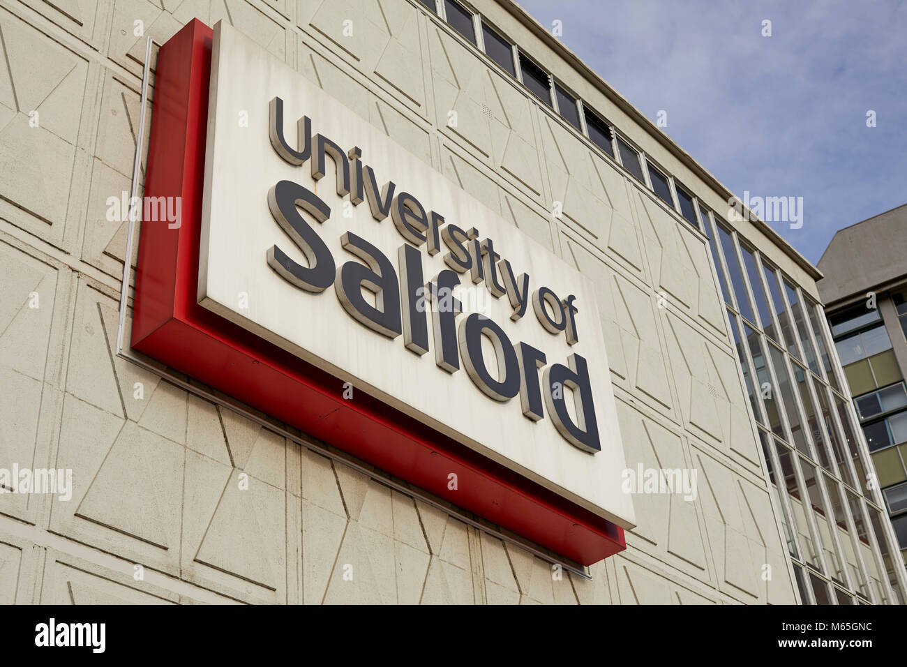 Maxwell house on Salford University's campus Stock Photo - Alamy