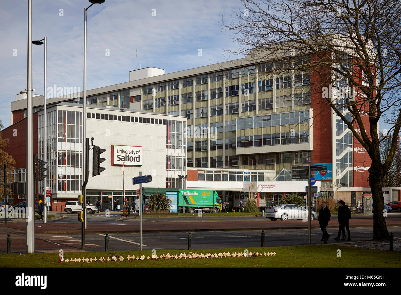 Maxwell house and Maxwell building on the Salford University campus ...