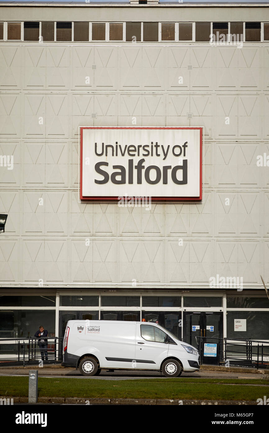 Maxwell house on Salford University's campus Stock Photo - Alamy