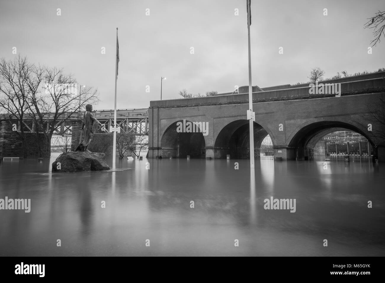 Cincinnati Ohio River Flood of 2018 Stock Photo - Alamy