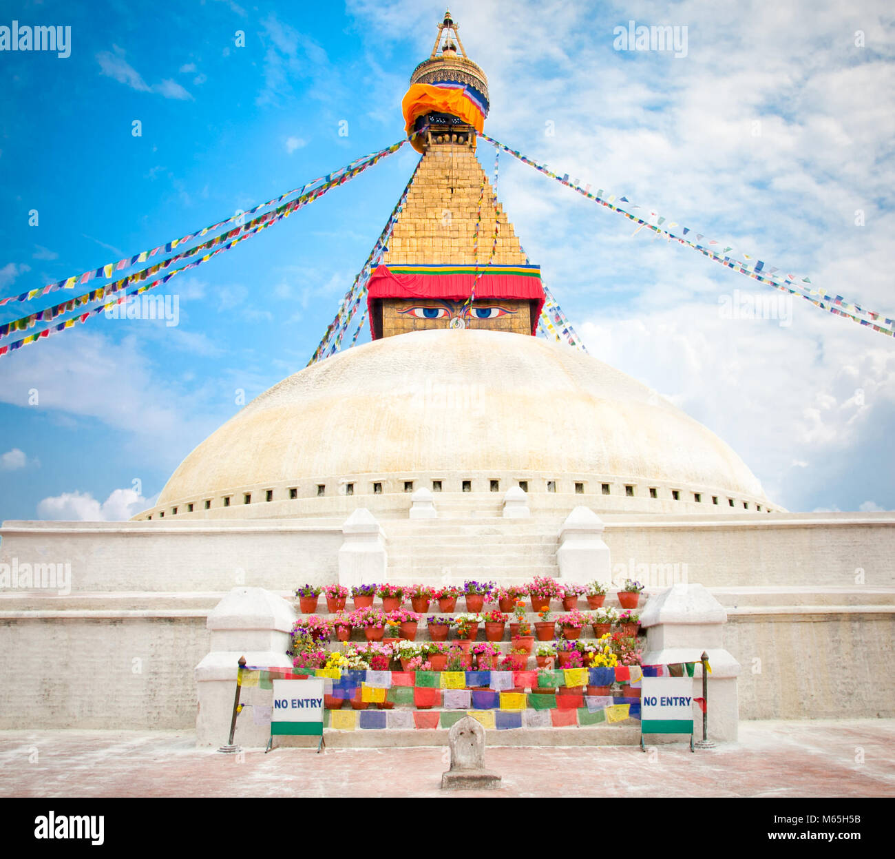 Boudhanath Stupa or Bodnath Stupa is one of the most remarcable symbols ...