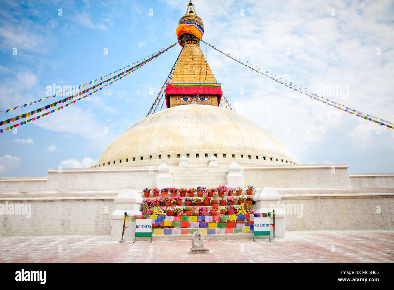 Boudhanath Stupa or Bodnath Stupa is one of the most remarcable symbols ...