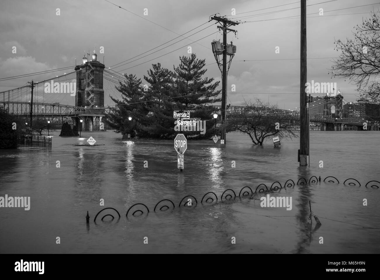 Ohio flood Black and White Stock Photos & Images - Alamy