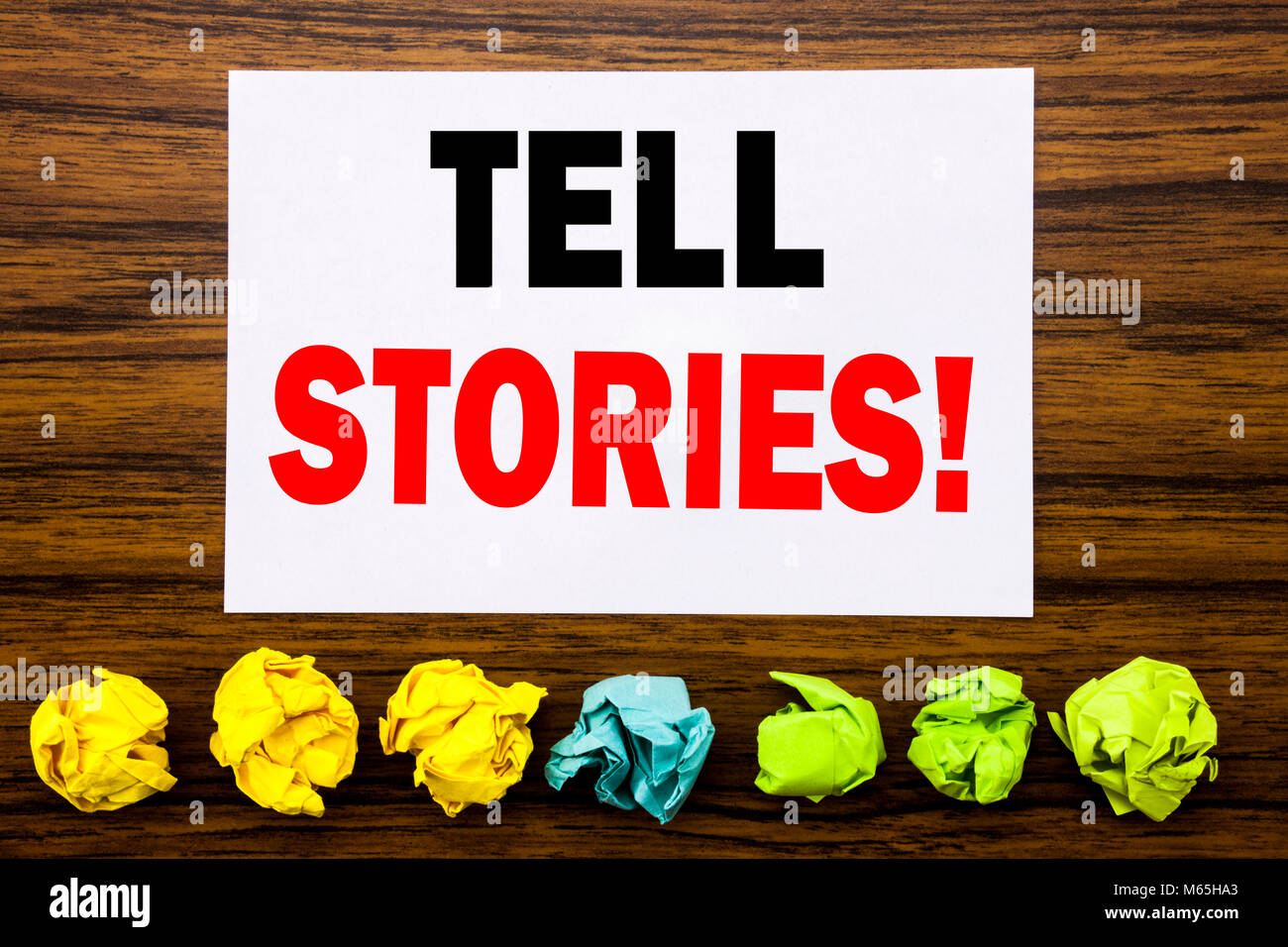Hand writing text caption inspiration showing Tell Stories. Concept for ...