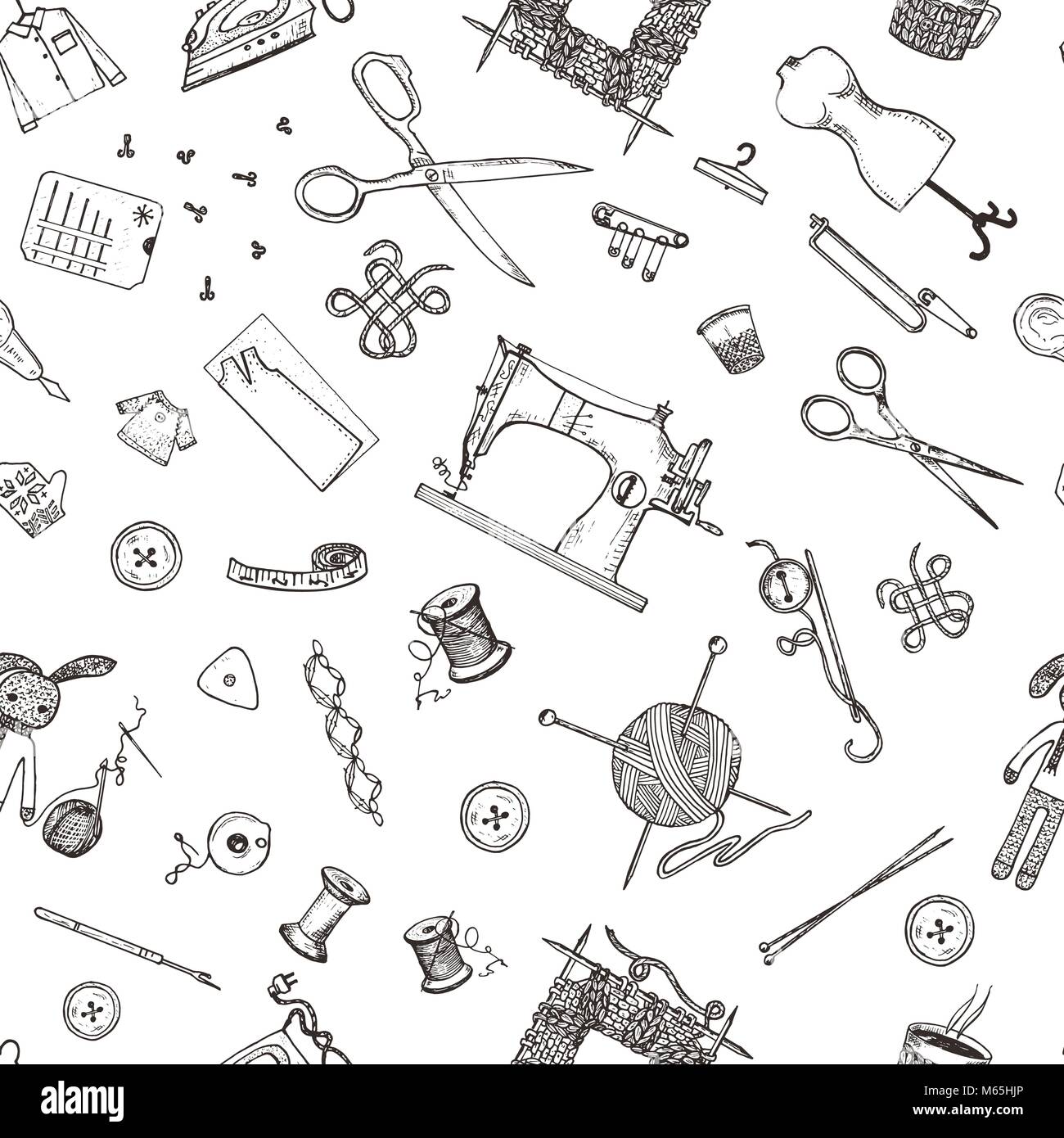 Vintage dressmaking pattern Stock Vector Images - Alamy