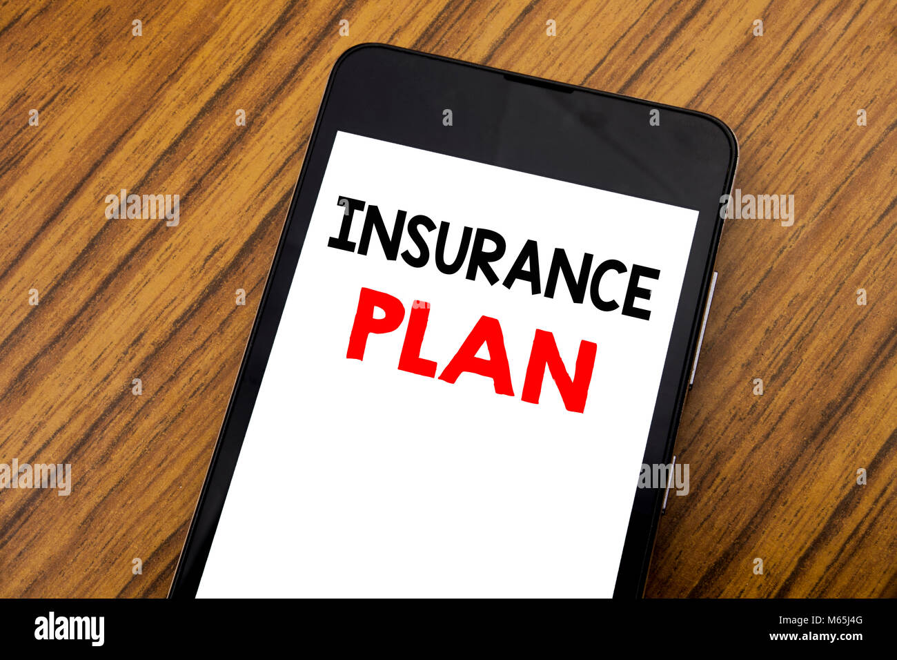 Word, writing handwriting Insurance Plan. Business concept for Health ...