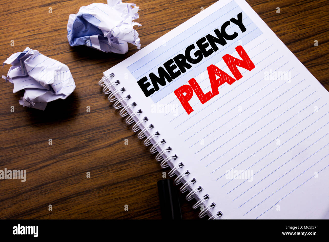 Writing text showing Emergency Plan. Business concept for Disaster ...