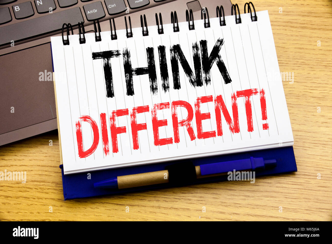 Word, writing Think Different. Business concept for Outside Box ...