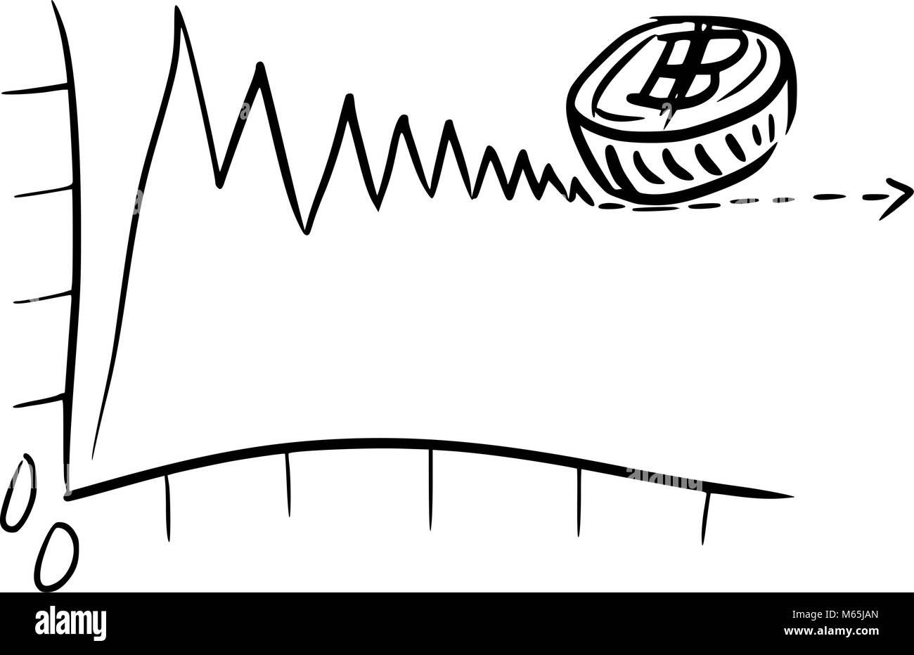 Graphics Tables showing rise and falls in markets Stock Vector Image ...
