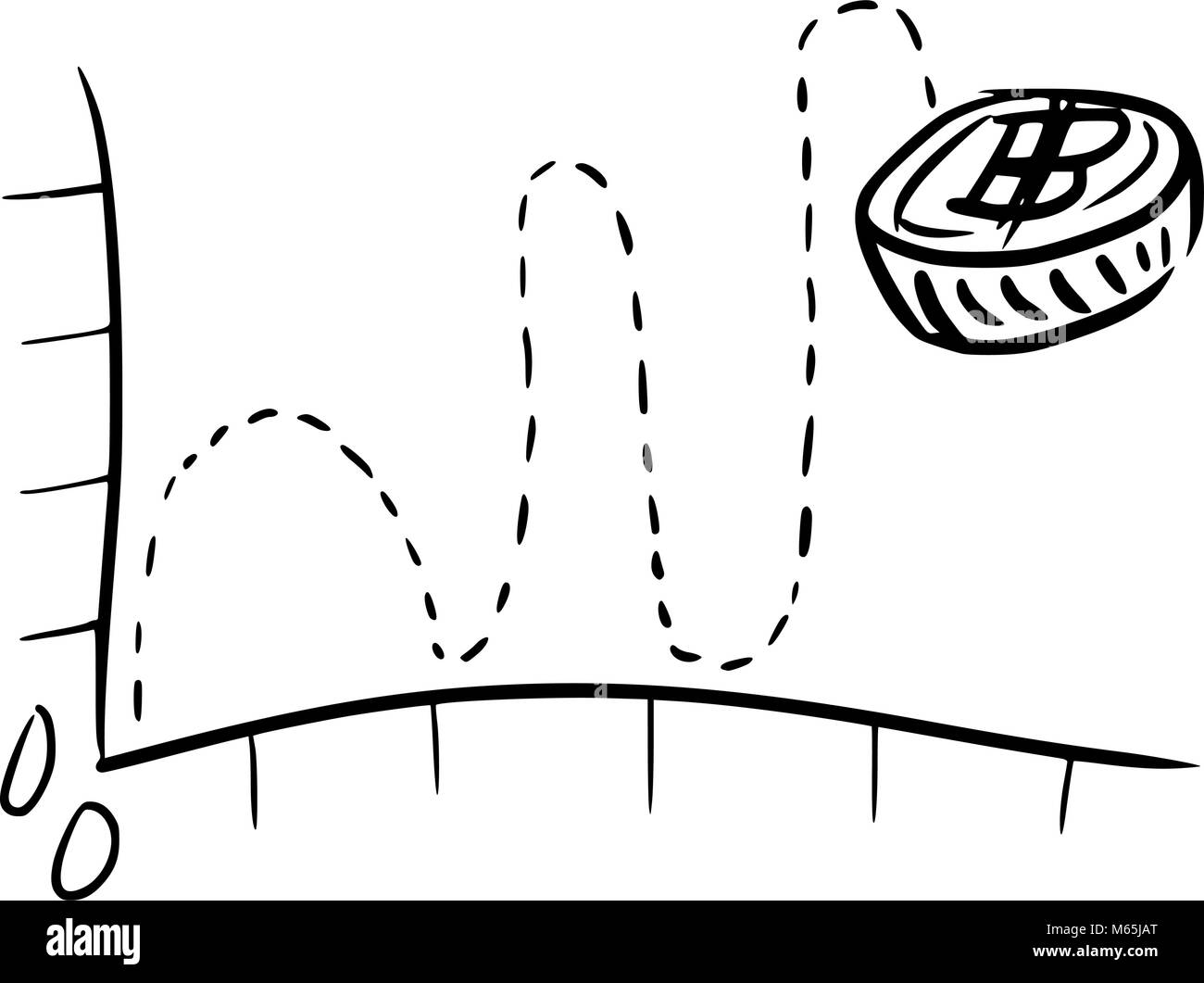 Graphics Tables showing rise and falls in markets Stock Vector Image ...