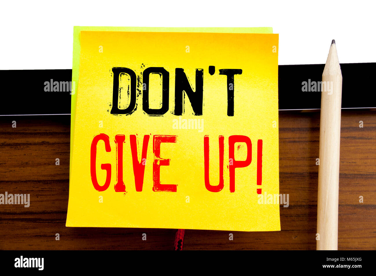 Hand writing text caption inspiration Don t Give Up. Business concept ...