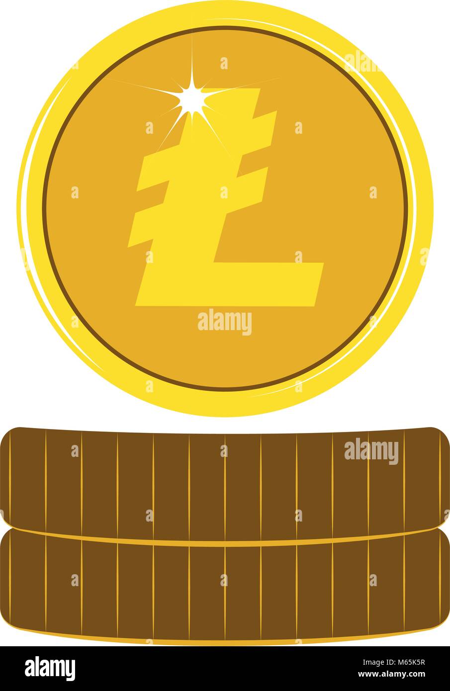 Litecoin cryptocurrency logo Stock Vector Images - Alamy