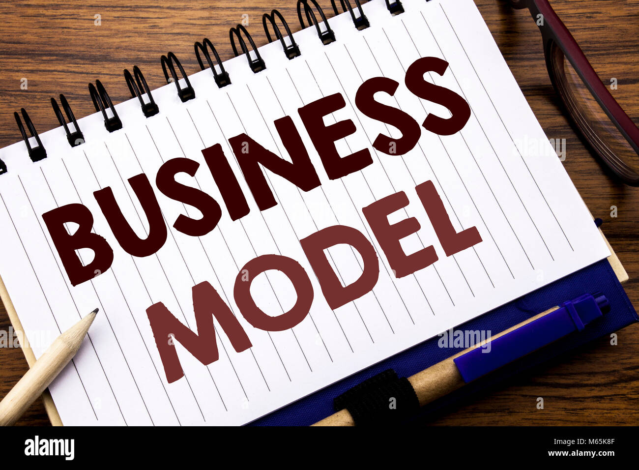 Hand writing text caption inspiration showing Business Model. Business ...