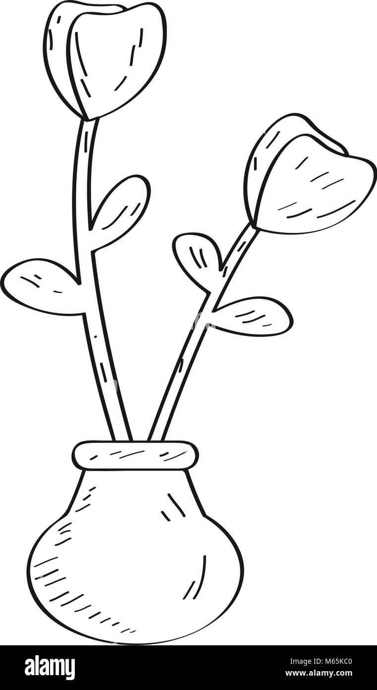 Drawing of a rose. Retro style Stock Vector Image & Art - Alamy