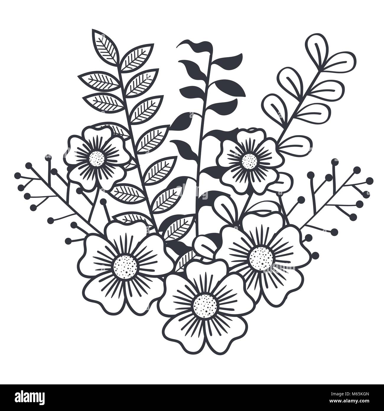 Floral rustic design Stock Vector Image & Art - Alamy