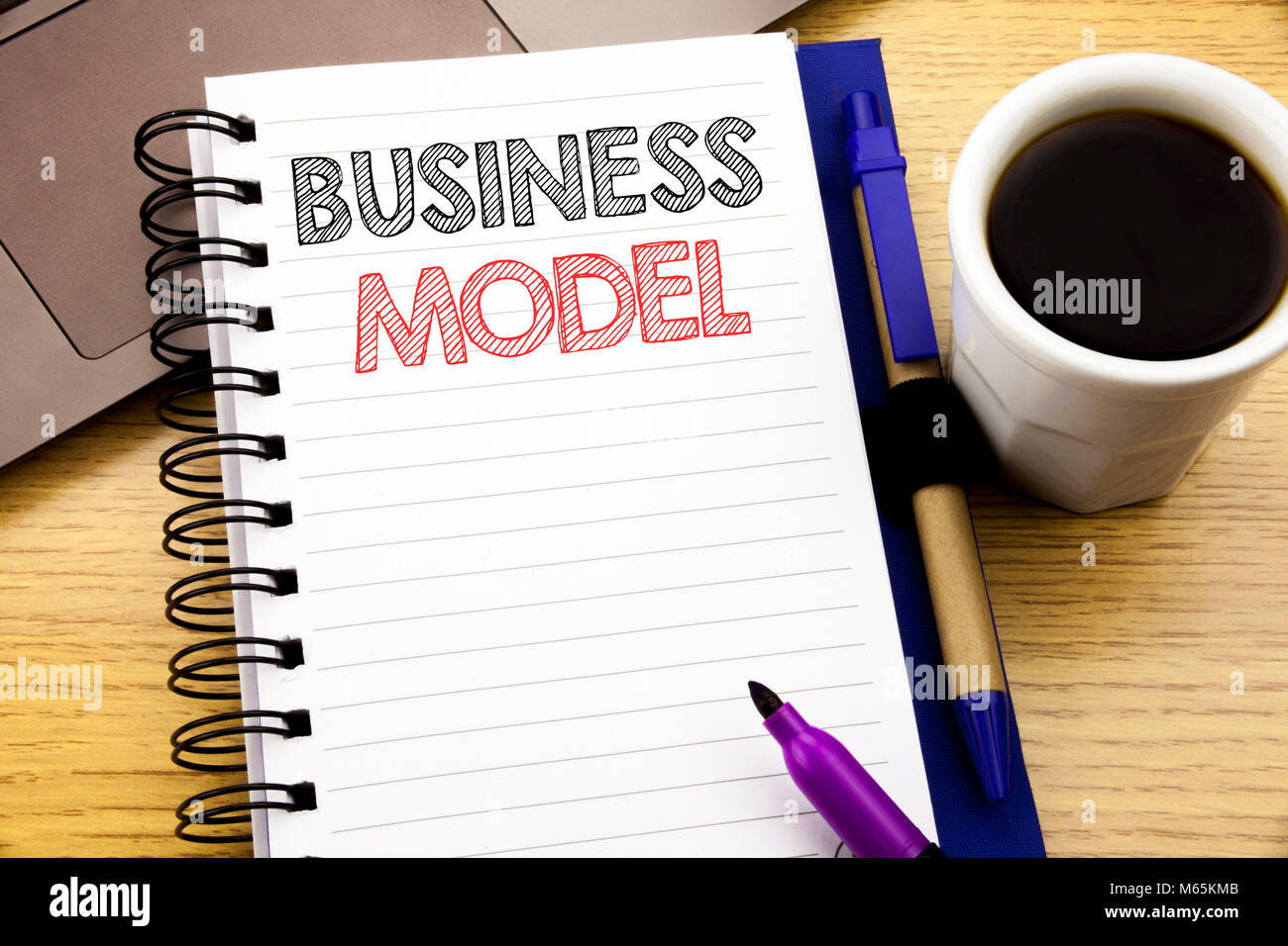 Word, writing Business Model. Business concept for Solution Strategy ...