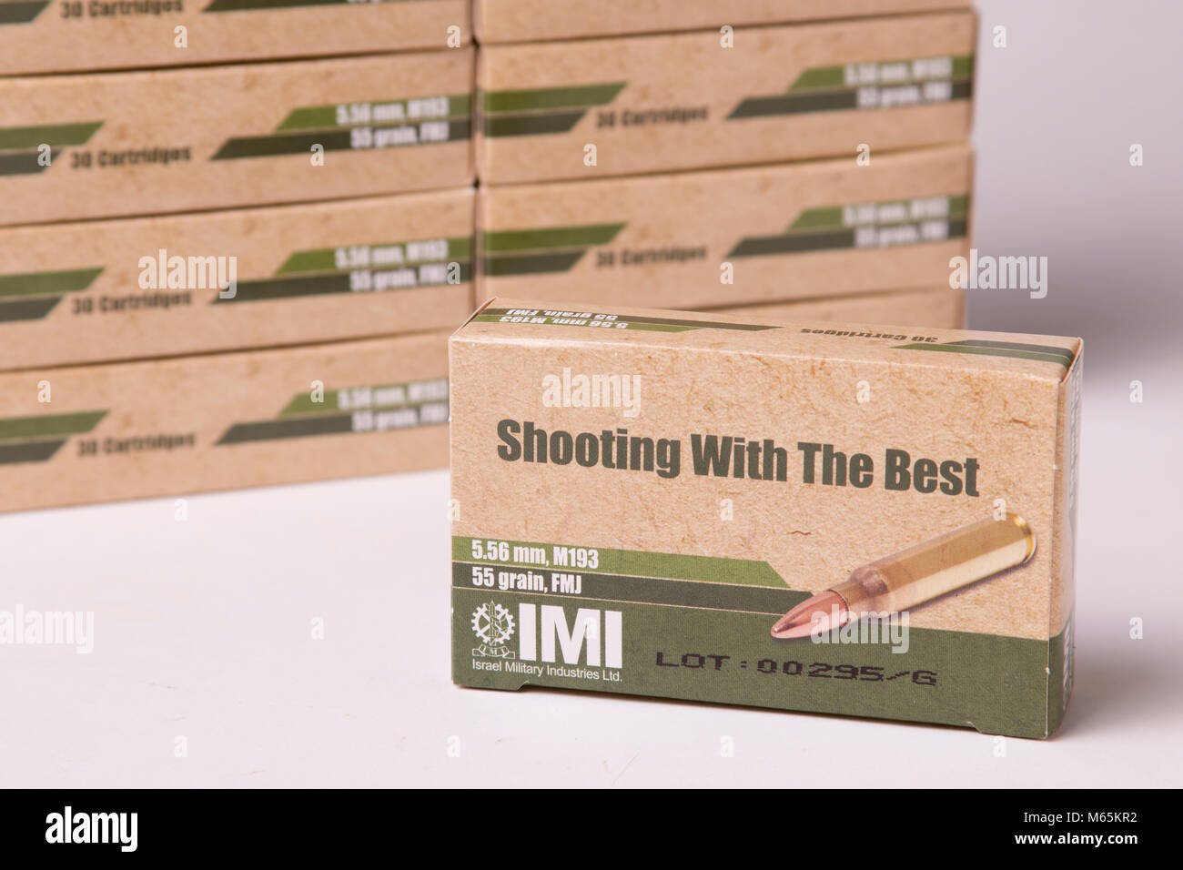 IMI - Israel Military Industries Ammo Stock Photo - Alamy