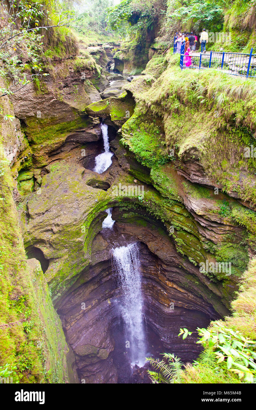 Beautiful Devil's or Davis Falls at Pokhara, Nepal Stock Photo - Alamy