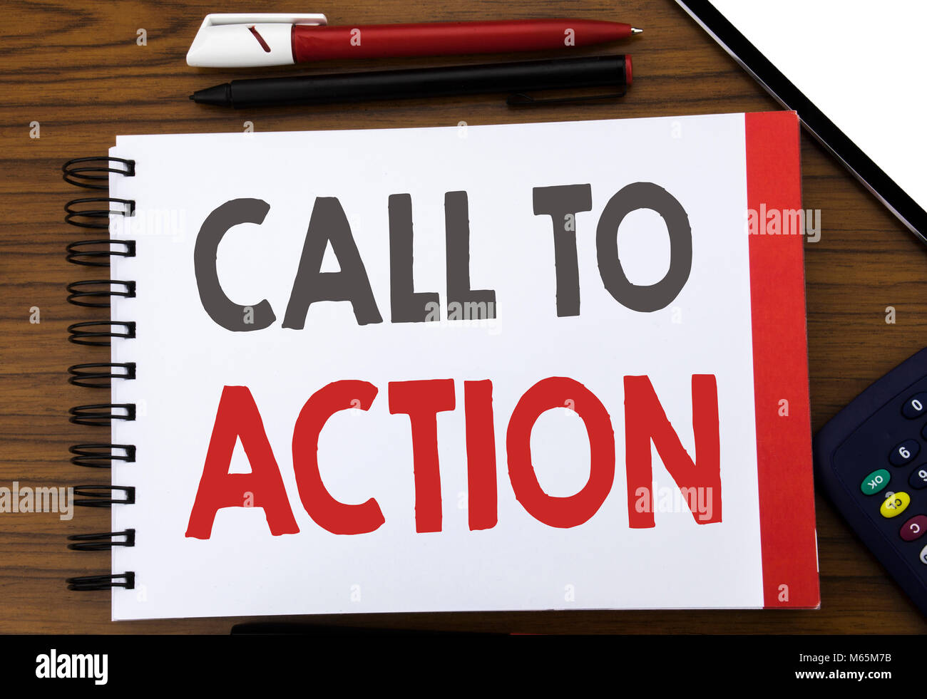 Handwritten text showing Call To Action. Business concept writing for ...