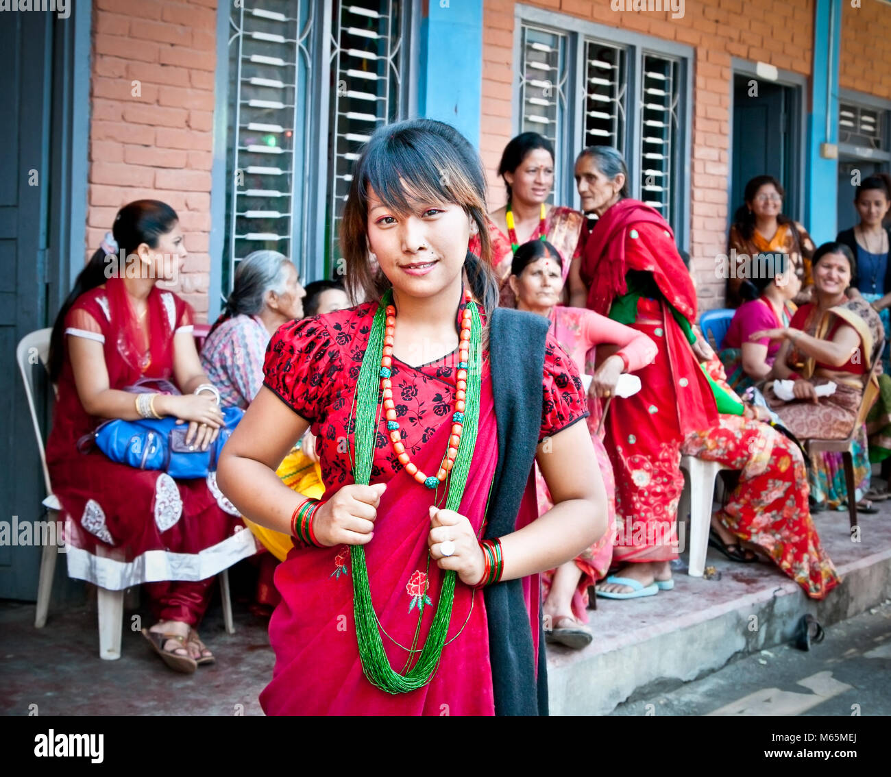 Nepalese people on plateau hi-res stock photography and images - Alamy