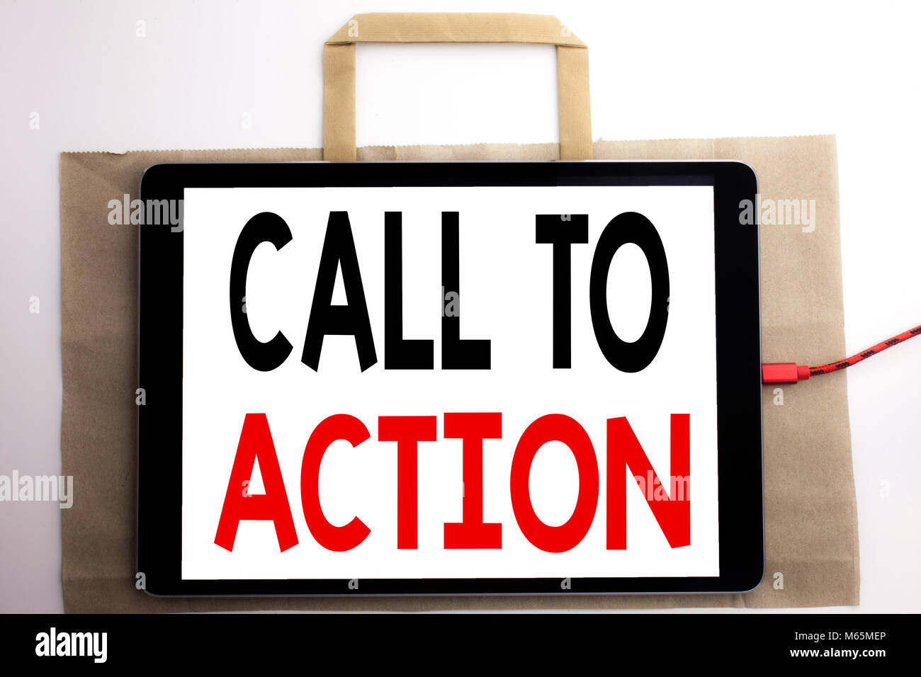 Handwriting Announcement text showing Call To Action. Business concept ...