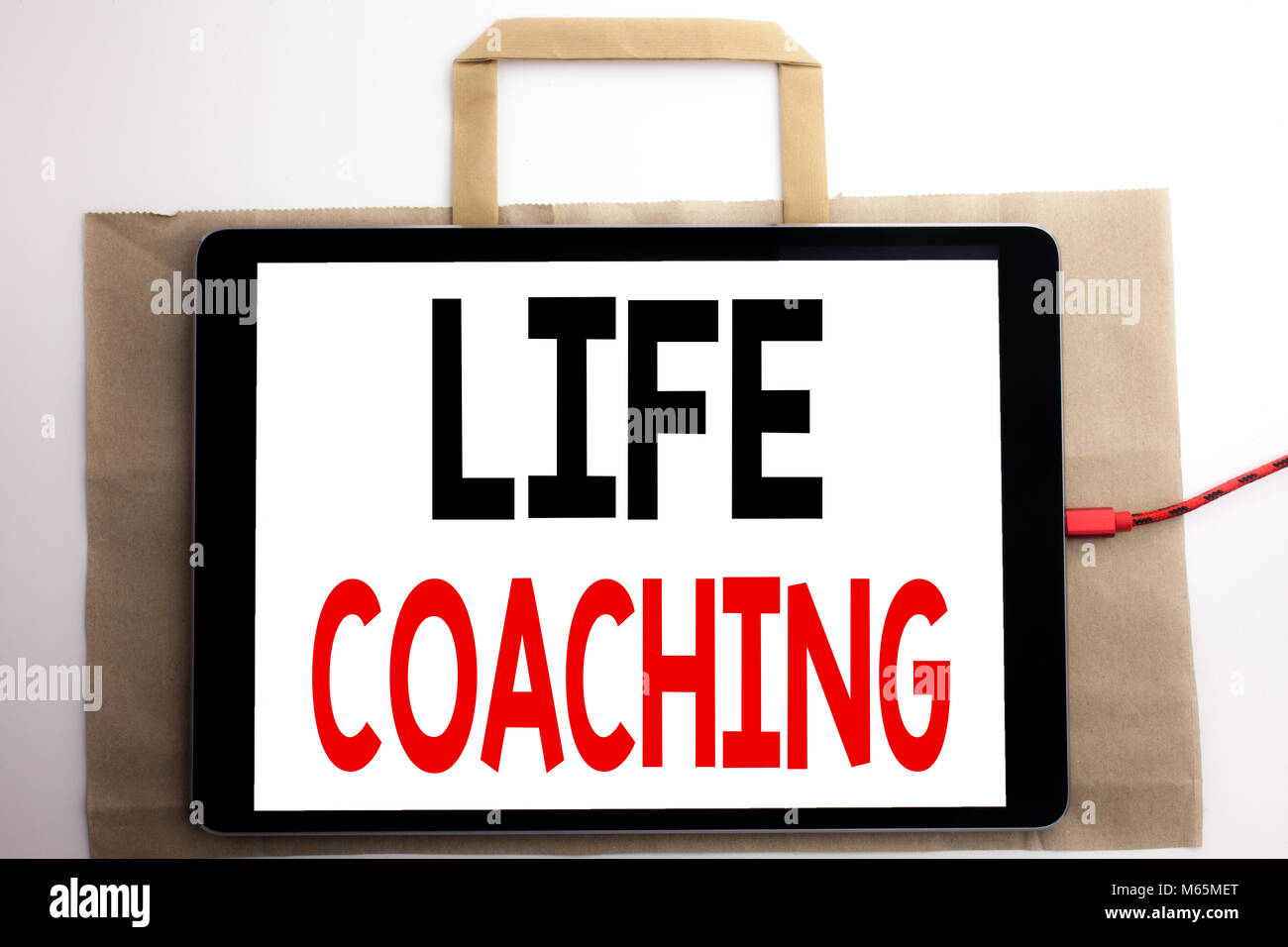 Handwriting Announcement text showing Life Coaching. Business concept ...