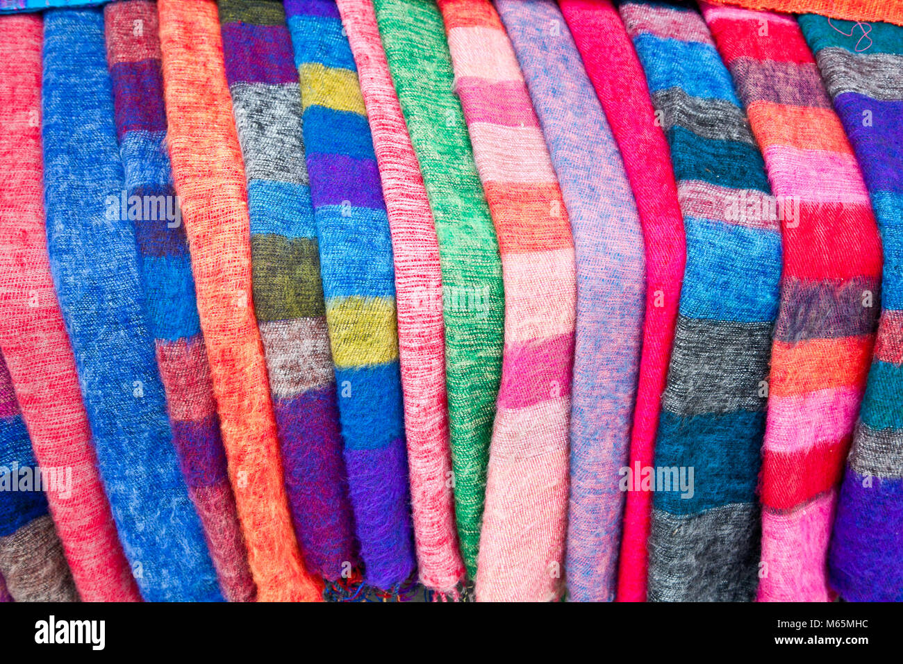 Nepal shawls hi-res stock photography and images - Alamy